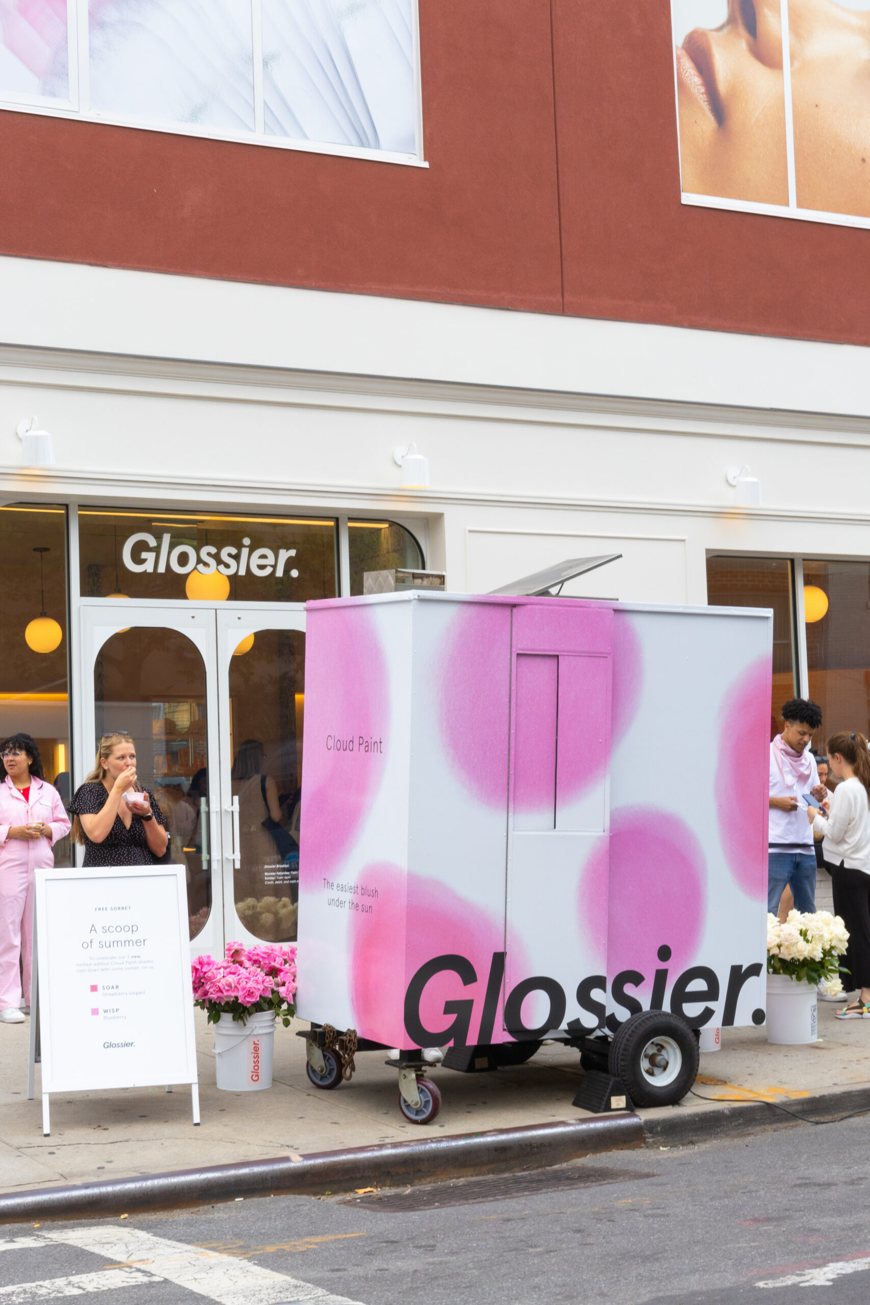 Summer Scoops with Glossier Cloud Paint Pop-Up | FTP Agency